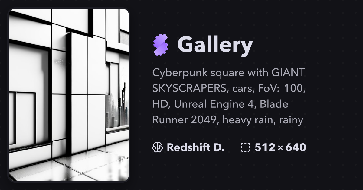 "Cyberpunk square with GIANT SKYSCRAPE..." | Gallery | Stablecog