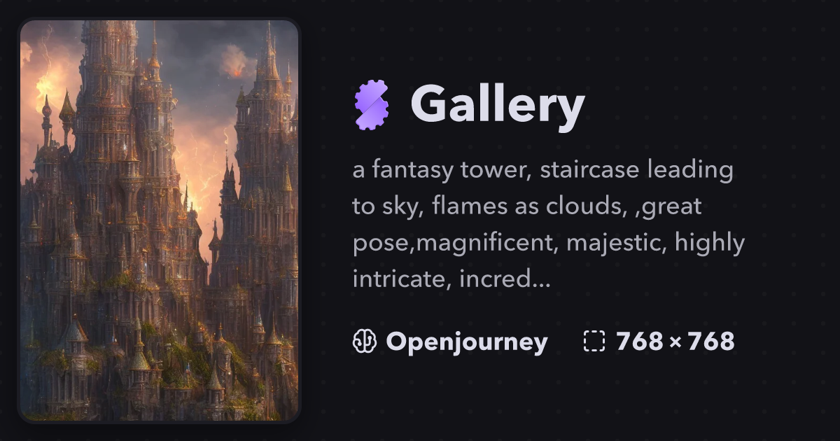 "a fantasy tower, staircase leading to..." | Gallery | Stablecog