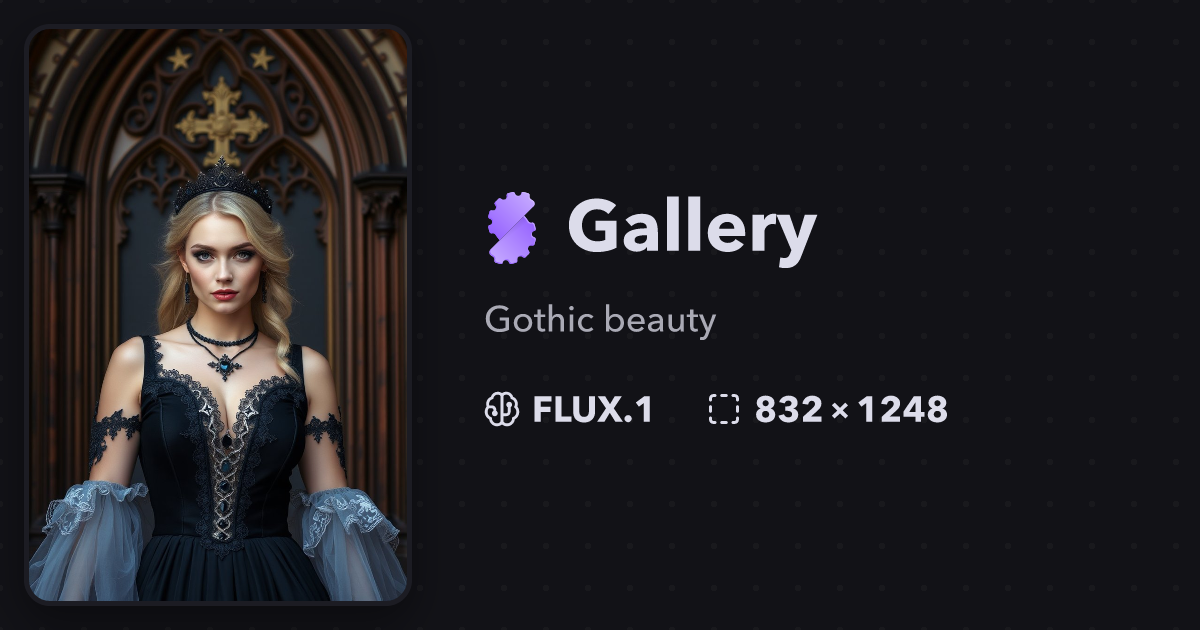 "Gothic beauty" | Gallery | Stablecog