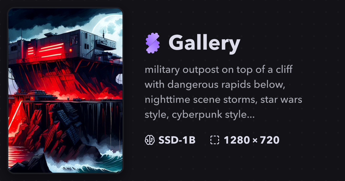 "military outpost on top of a cliff wi..." | Gallery | Stablecog