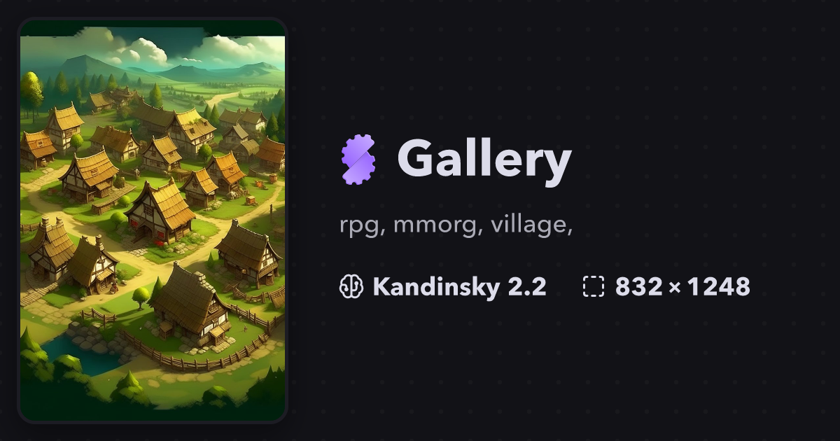 "rpg, mmorg, village," | Gallery | Stablecog