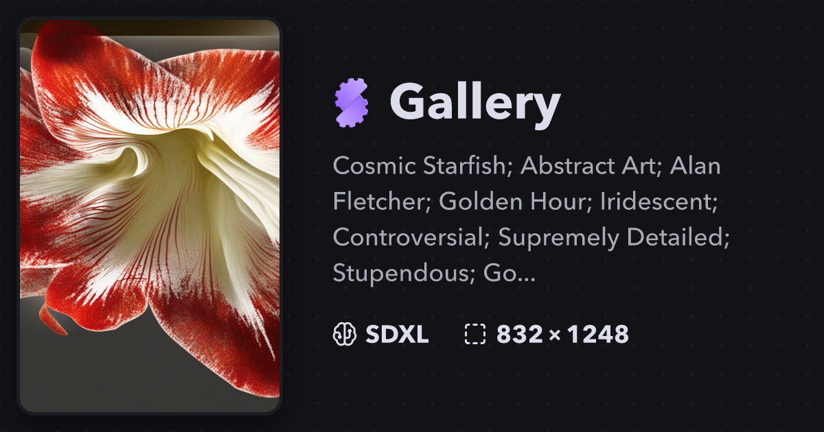 "Cosmic Starfish; Abstract Art; Alan F..." | Gallery | Stablecog