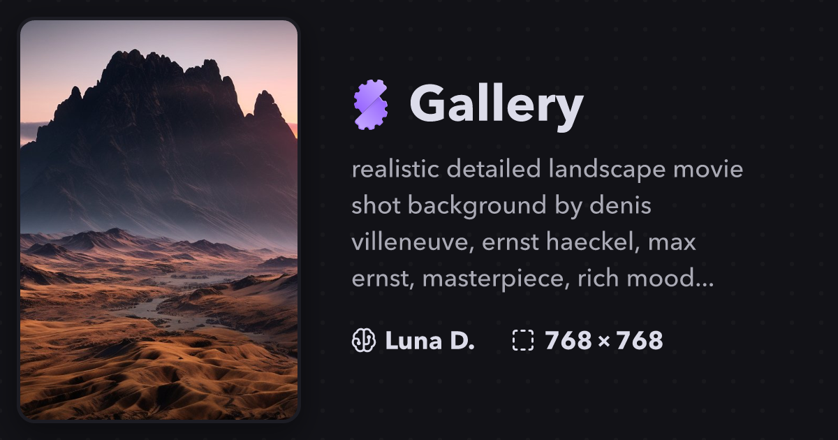 "realistic detailed landscape movie sh..." | Gallery | Stablecog