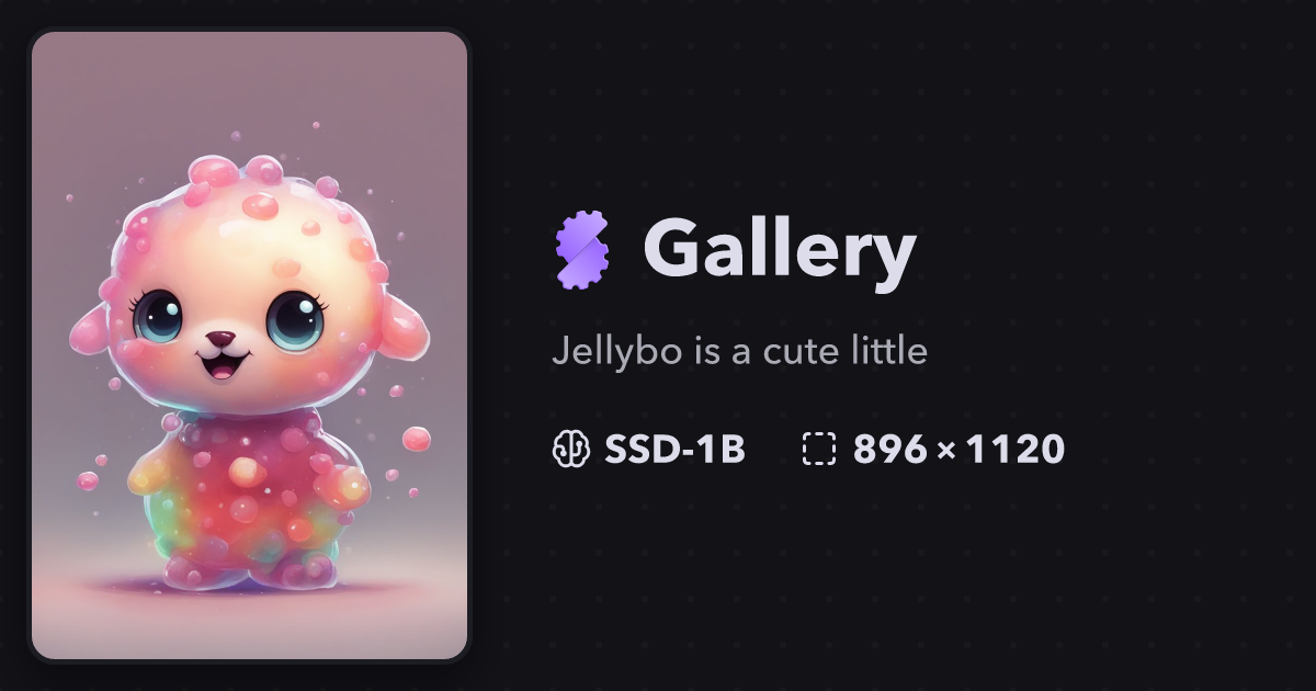 "Jellybo is a cute little" | Gallery | Stablecog