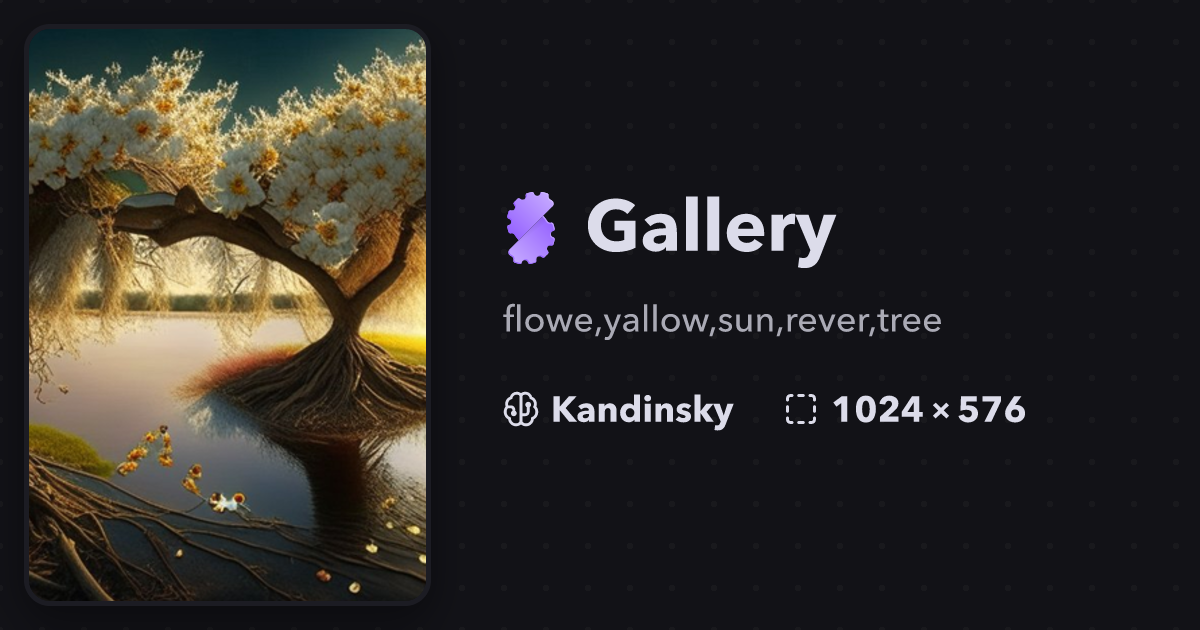 "flowe,yallow,sun,rever,tree" | Gallery | Stablecog