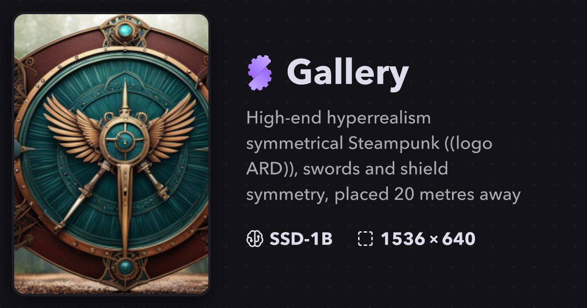 "High-end hyperrealism symmetrical Ste..." | Gallery | Stablecog