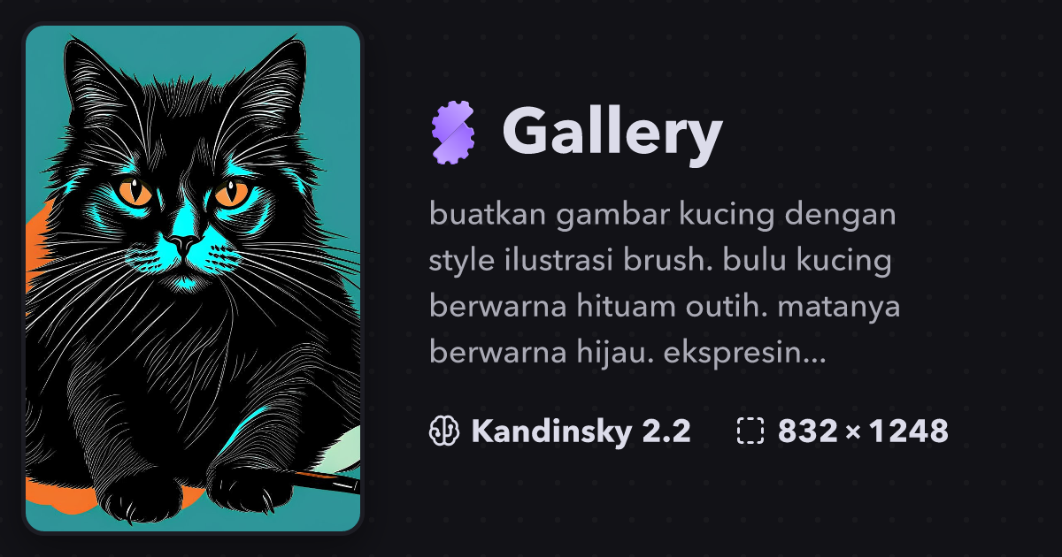 "buatkan gambar kucing dengan style ilust..." | Gallery | Stablecog