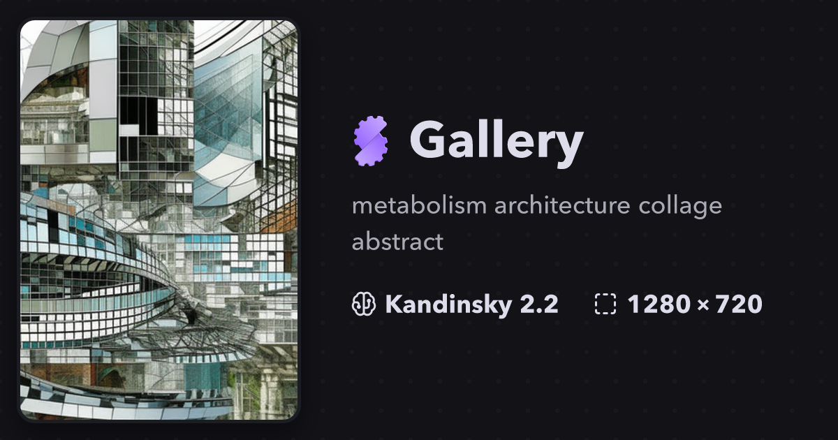 "metabolism architecture collage abstract" | Gallery | Stablecog