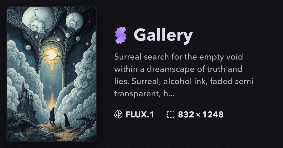 "Surreal search for the empty void wit..." | Gallery | Stablecog