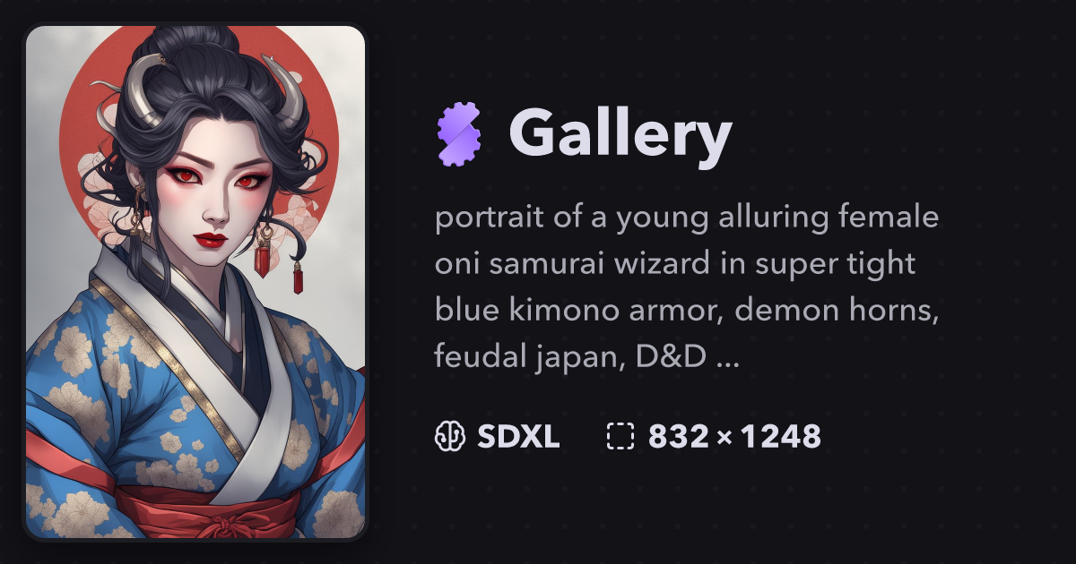 "portrait of a young alluring female o..." | Gallery | Stablecog