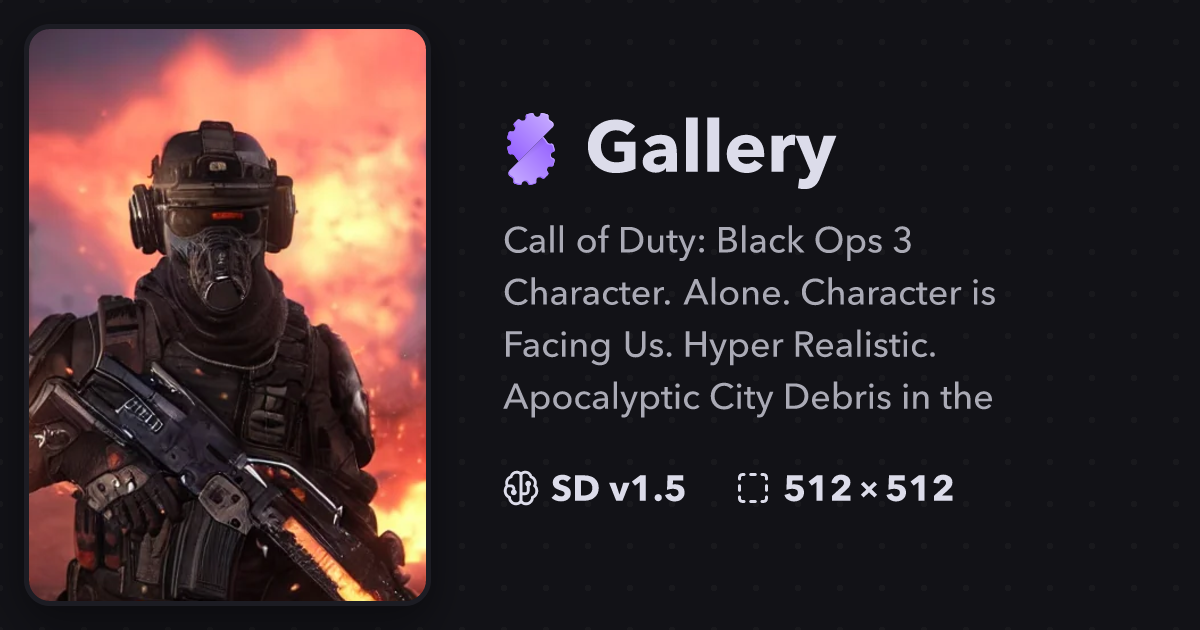 "Call of Duty: Black Ops 3 Character. Alo..." | Gallery | Stablecog