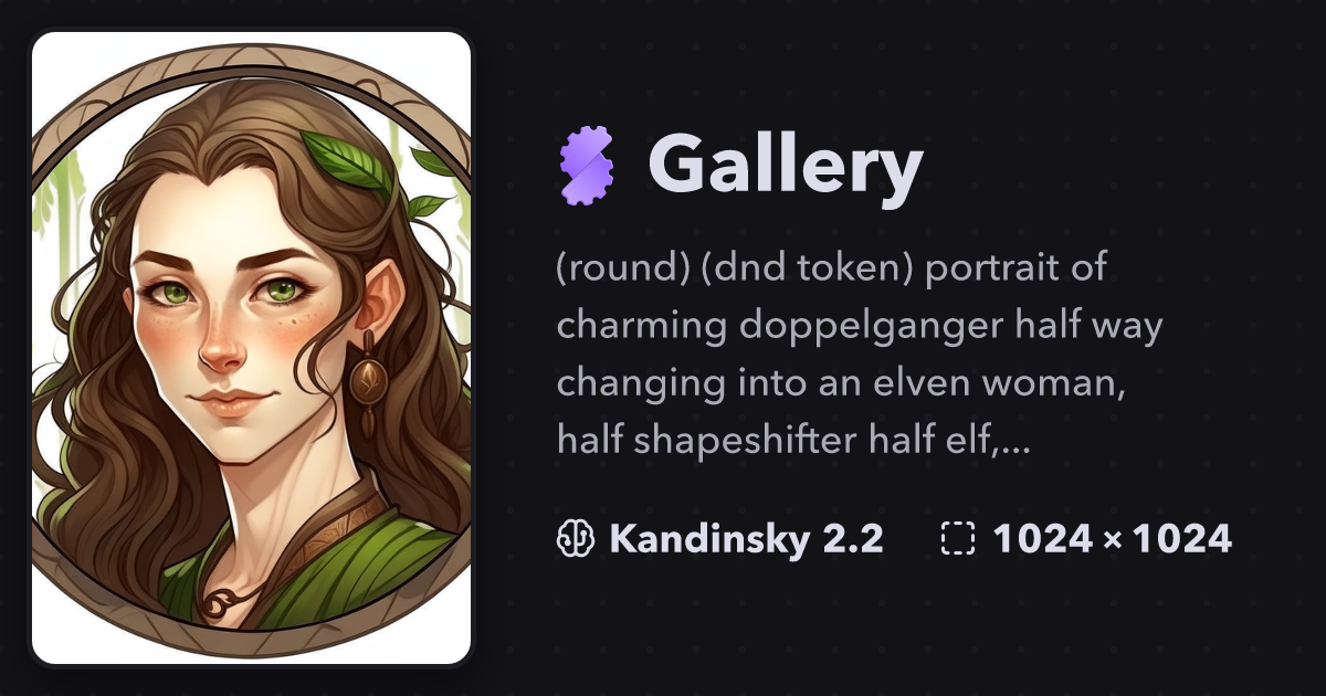 "(round) (dnd token) portrait of charm..." | Gallery | Stablecog