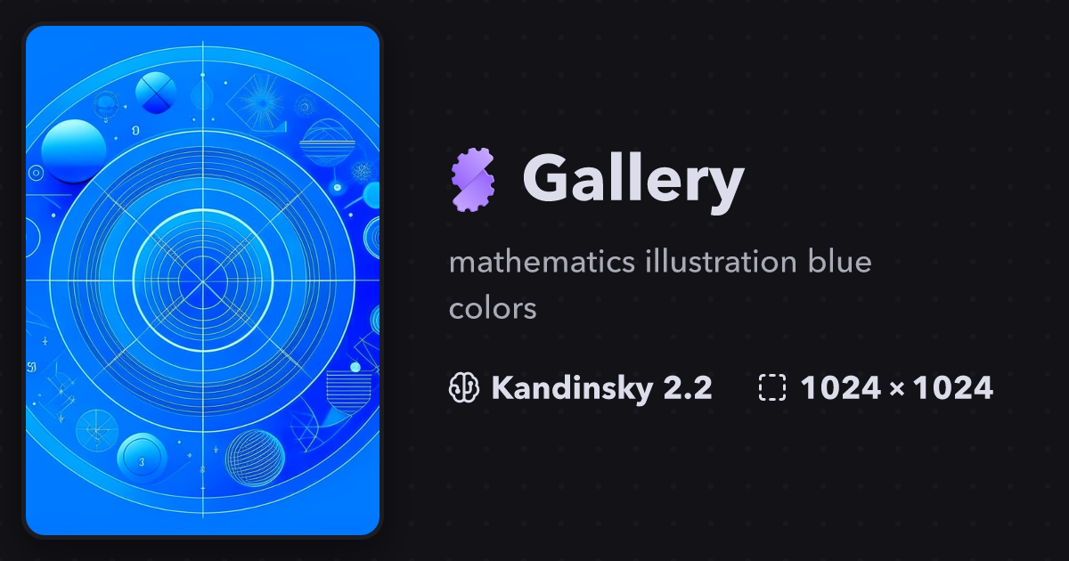 "mathematics illustration blue colors" | Gallery | Stablecog