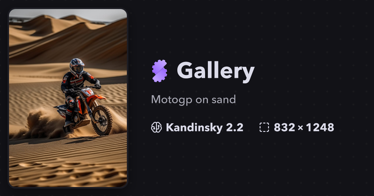 "Motogp on sand" | Gallery | Stablecog