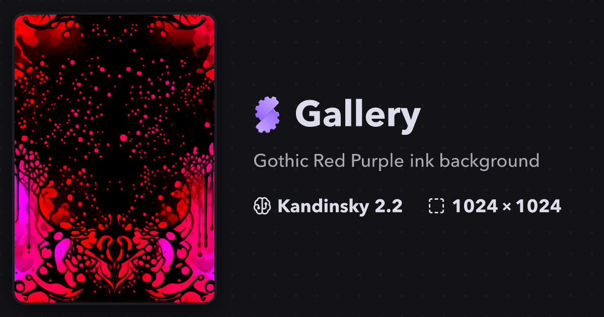 "Gothic Red Purple ink background" | Gallery | Stablecog