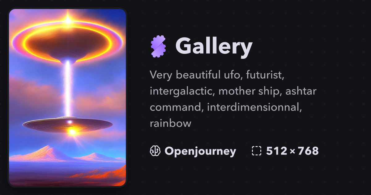 "Very beautiful ufo, futurist, interga..." | Gallery | Stablecog