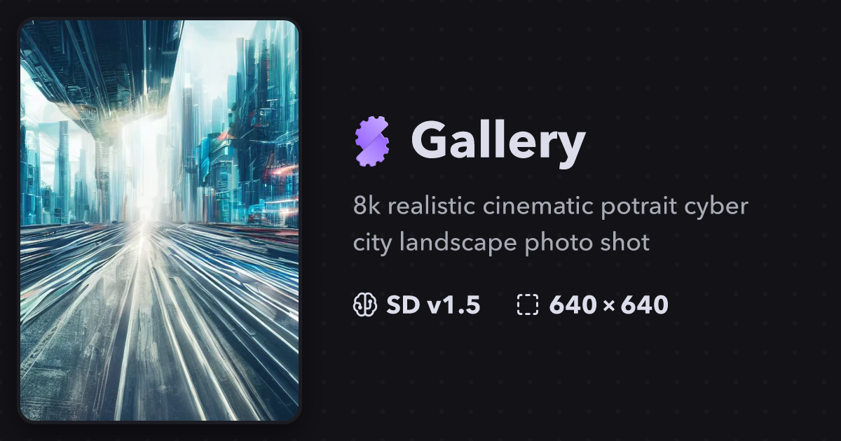 "8k realistic cinematic potrait cyber ..." | Gallery | Stablecog