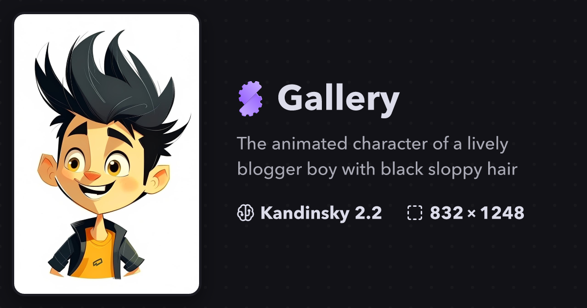 "The animated character of a lively blogg..." | Gallery | Stablecog