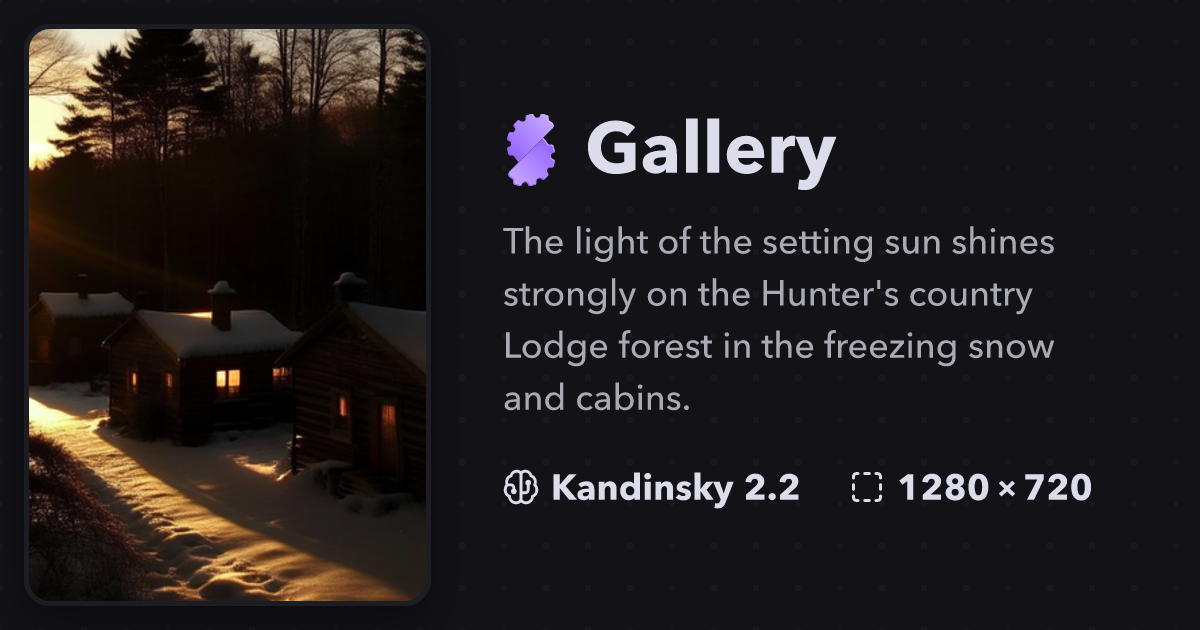 "The light of the setting sun shines s..." | Gallery | Stablecog