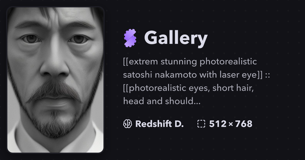 "[[extrem stunning photorealistic sato..." | Gallery | Stablecog