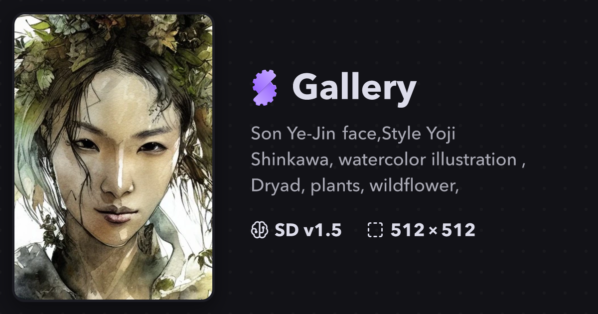 "Son Ye-Jin face,Style Yoji Shinkawa, ..." | Gallery | Stablecog