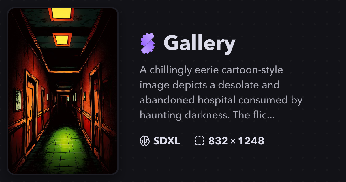 "A chillingly eerie cartoon-style image d..." | Gallery | Stablecog