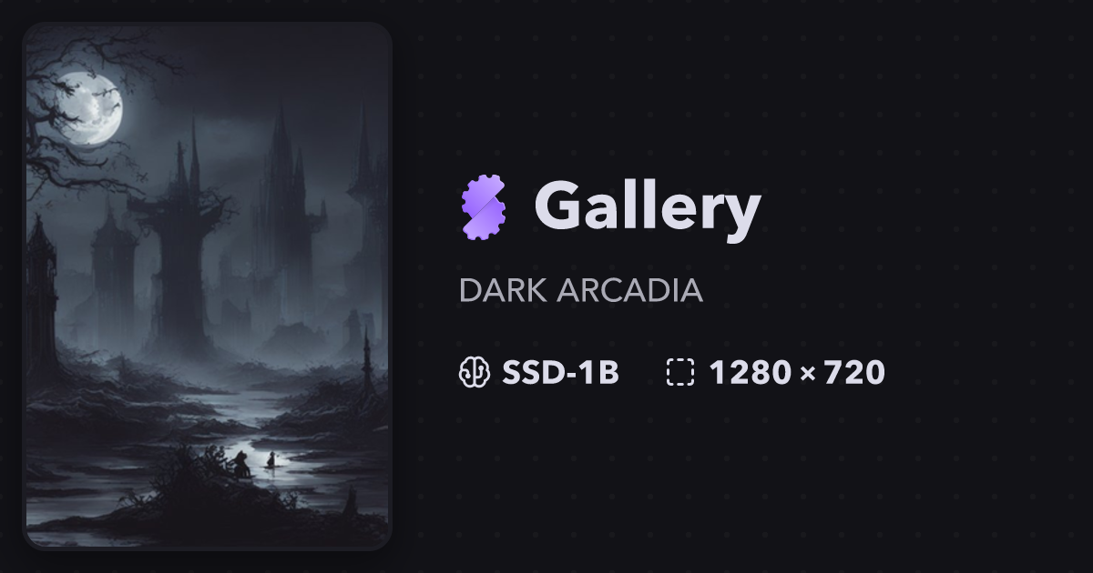 "DARK ARCADIA" | Gallery | Stablecog