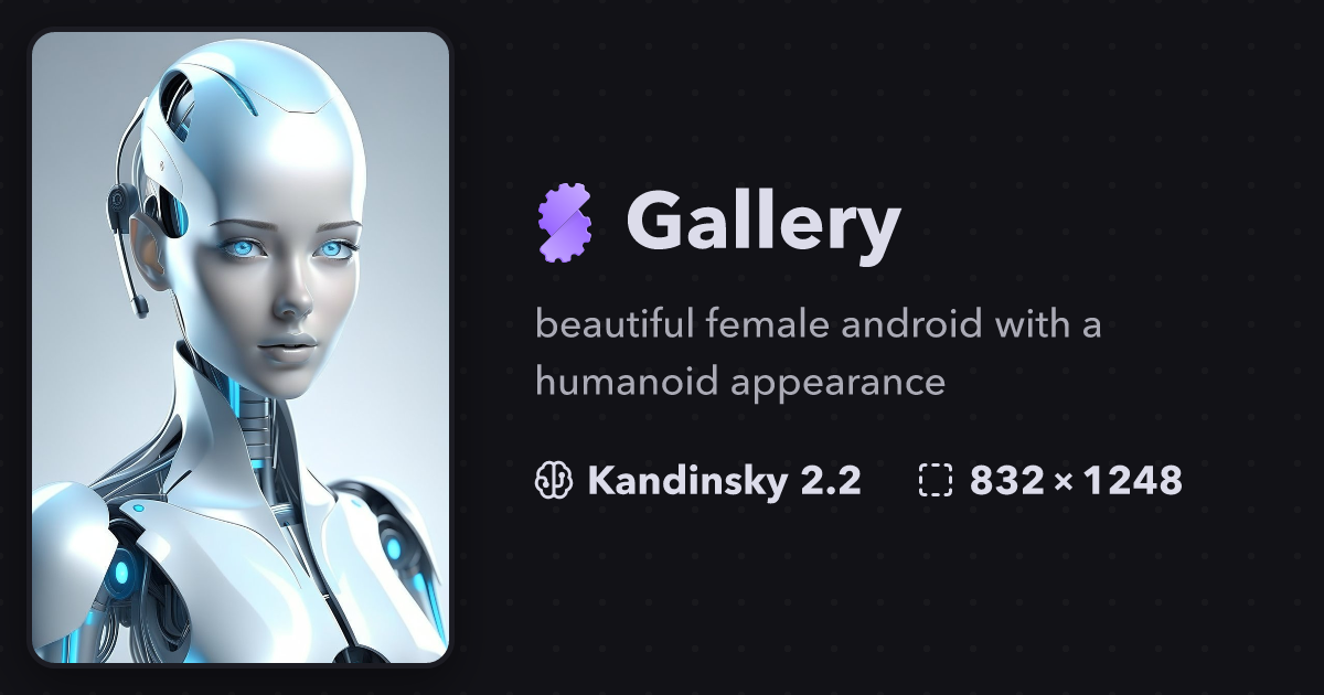 "beautiful female android with a human..." | Gallery | Stablecog