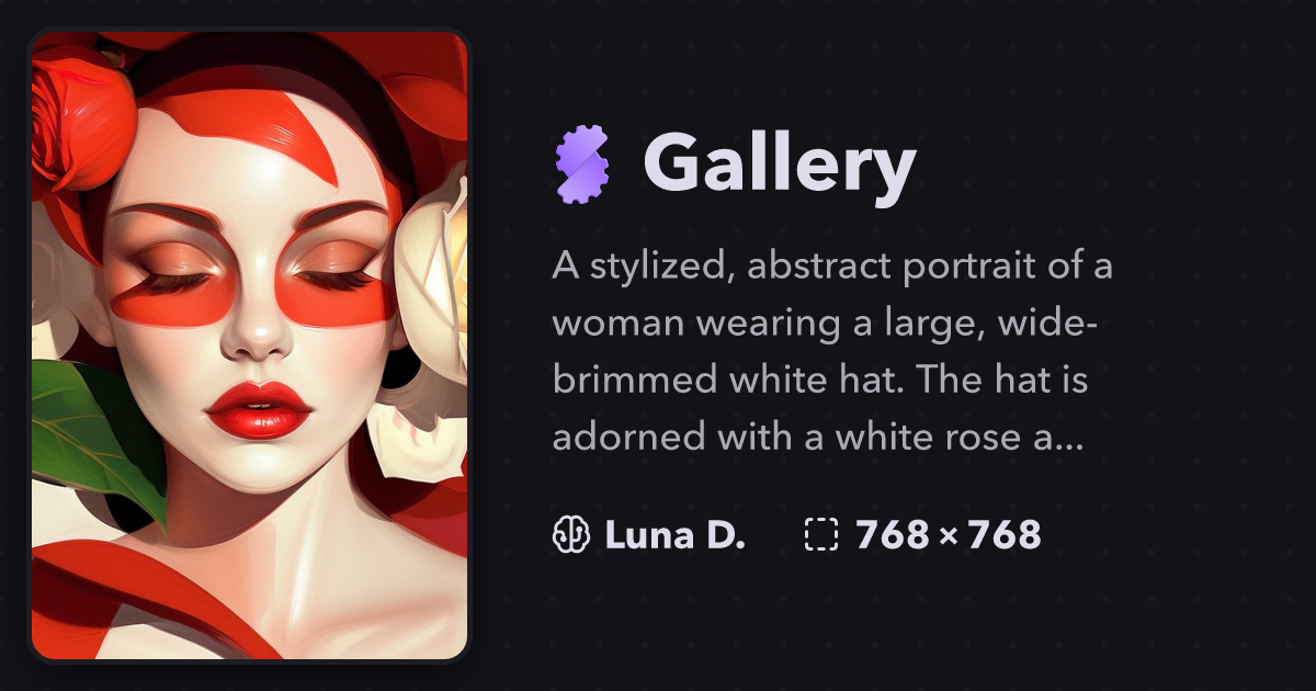 "A stylized, abstract portrait of a wo..." | Gallery | Stablecog