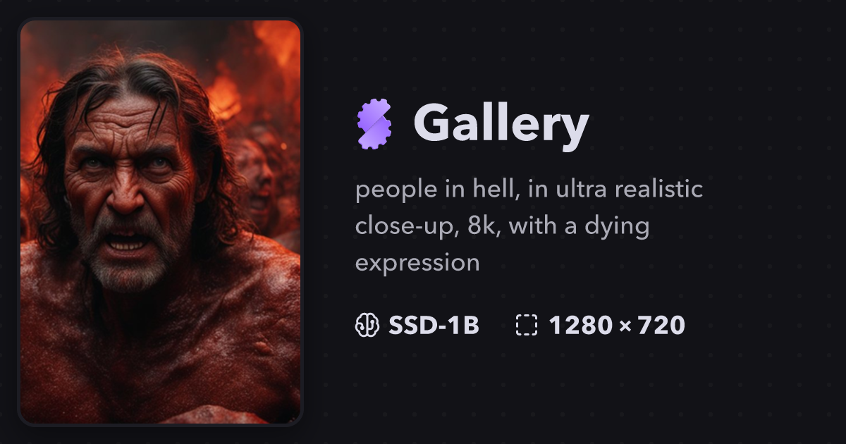 "people in hell, in ultra realistic cl..." | Gallery | Stablecog