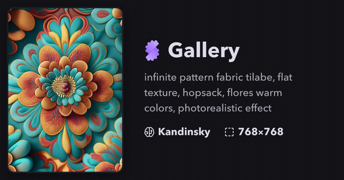 "infinite pattern fabric tilabe, flat ..." | Gallery | Stablecog