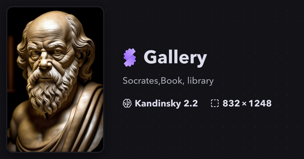 "Socrates٫Book, library" | Gallery | Stablecog
