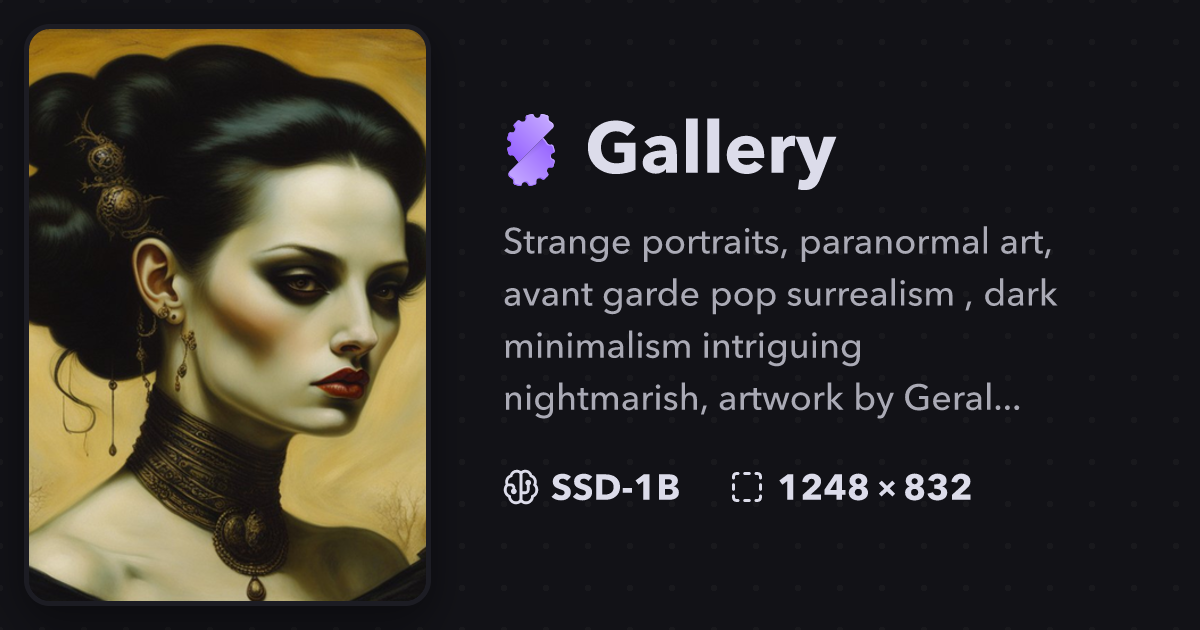 Strange portraits, paranormal art, avant garde pop... | Gallery