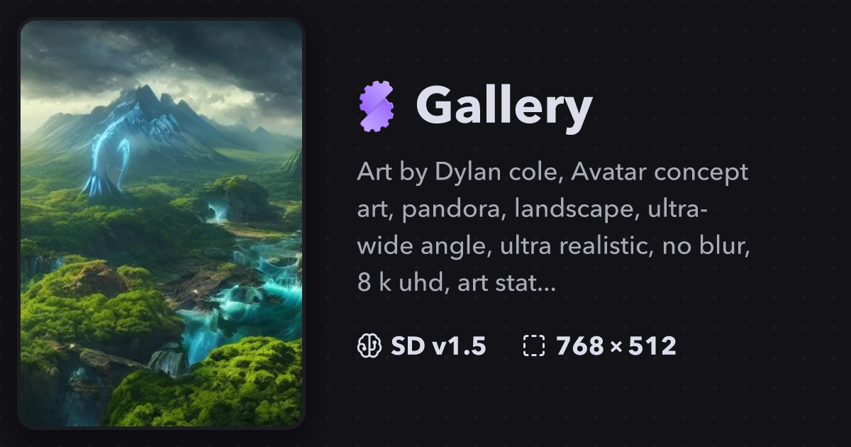 "Art by Dylan cole, Avatar concept art..." | Gallery | Stablecog