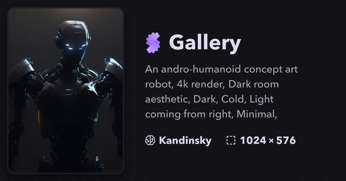 "An andro-humanoid concept art robot, ..." | Gallery | Stablecog