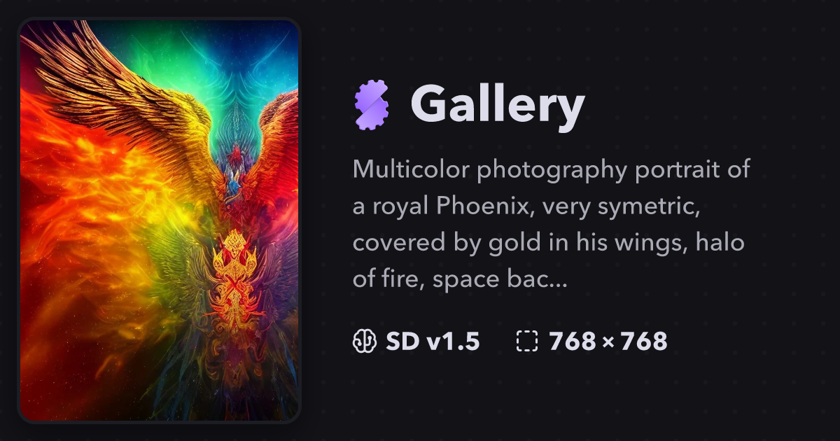 "Multicolor photography portrait of a ..." | Gallery | Stablecog