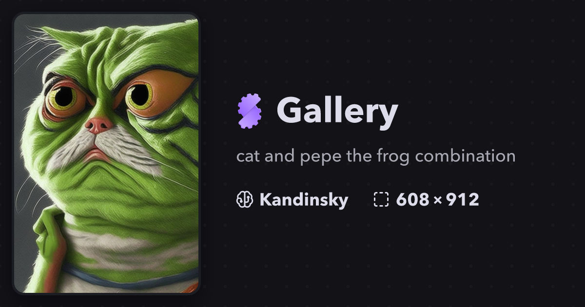 Cat and pepe the frog combination | Gallery