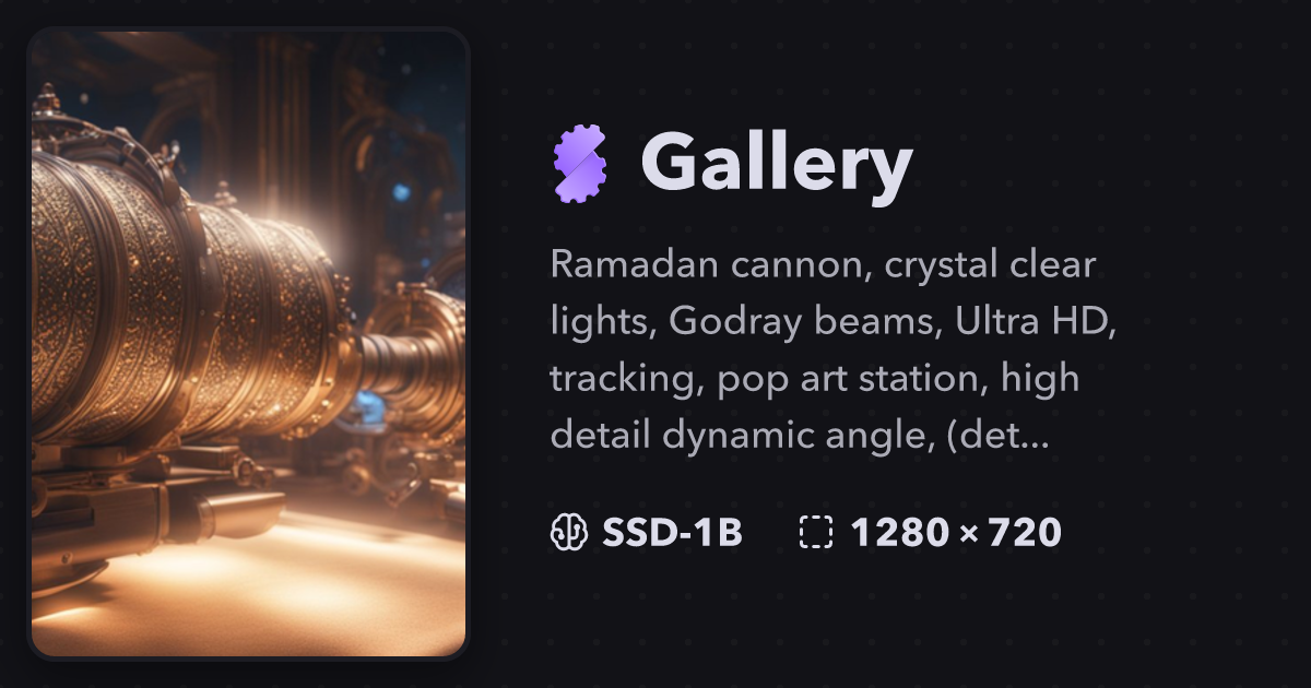 Ramadan cannon, crystal clear lights, Godray beams... | Gallery