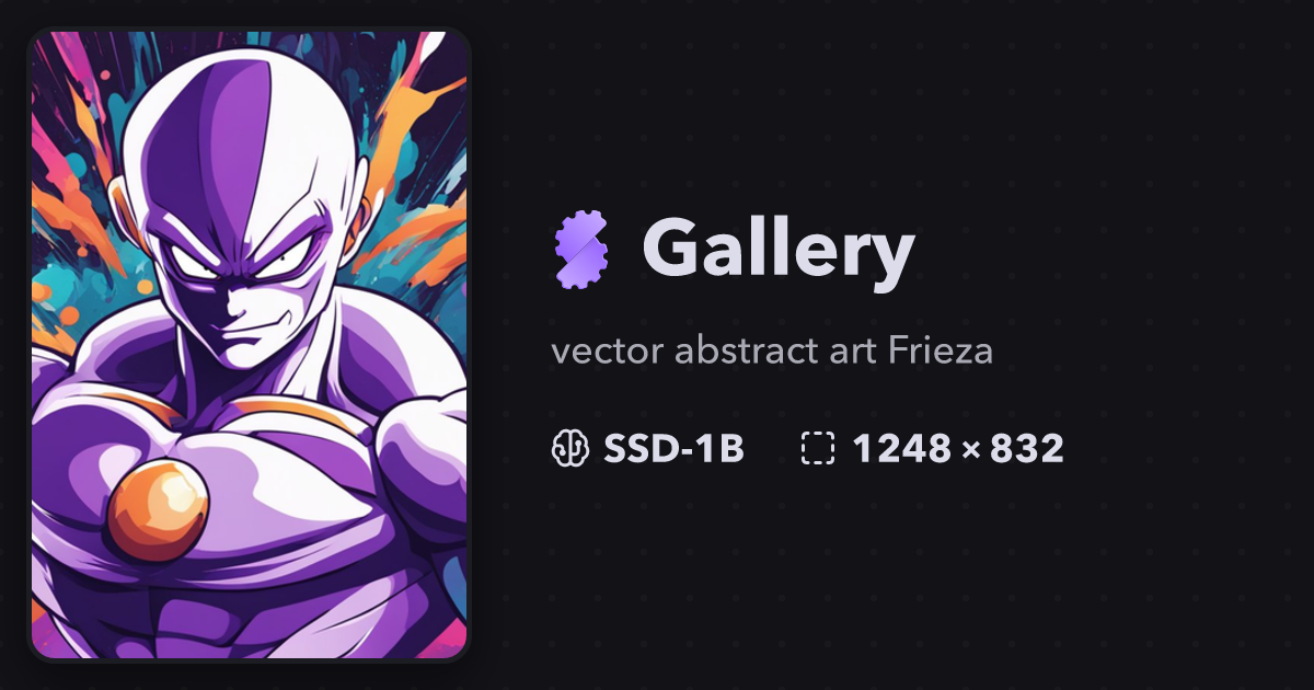 "vector abstract art Frieza" | Gallery | Stablecog