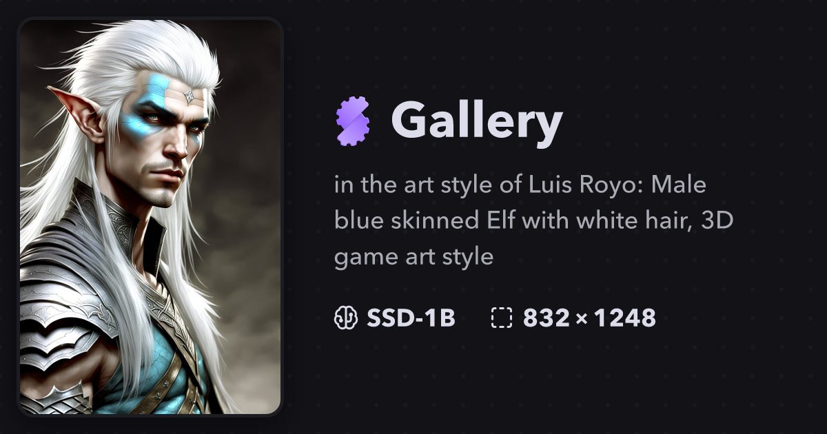 "in the art style of Luis Royo: Male b..." | Gallery | Stablecog