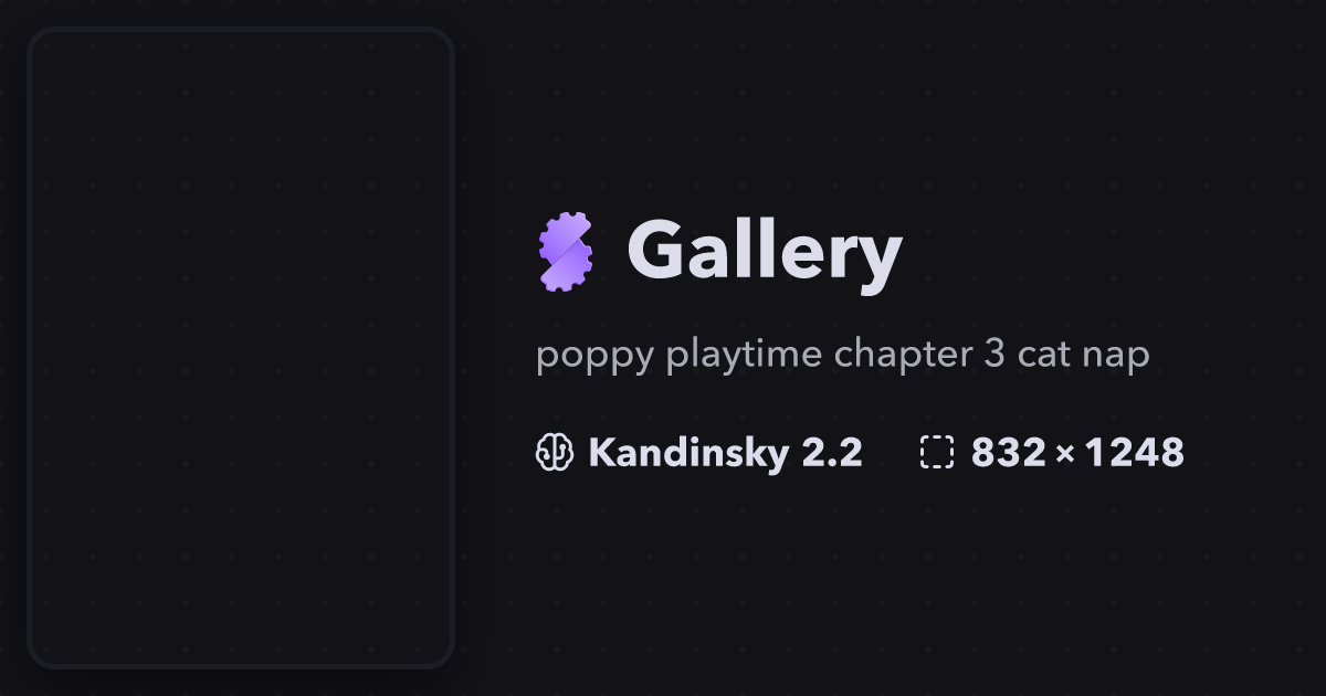 "poppy playtime chapter 3 cat nap" | Gallery | Stablecog