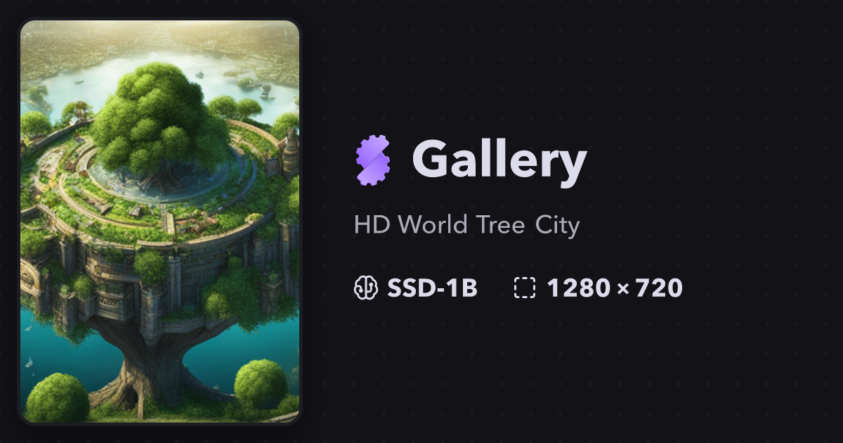 "HD World Tree City" | Gallery | Stablecog
