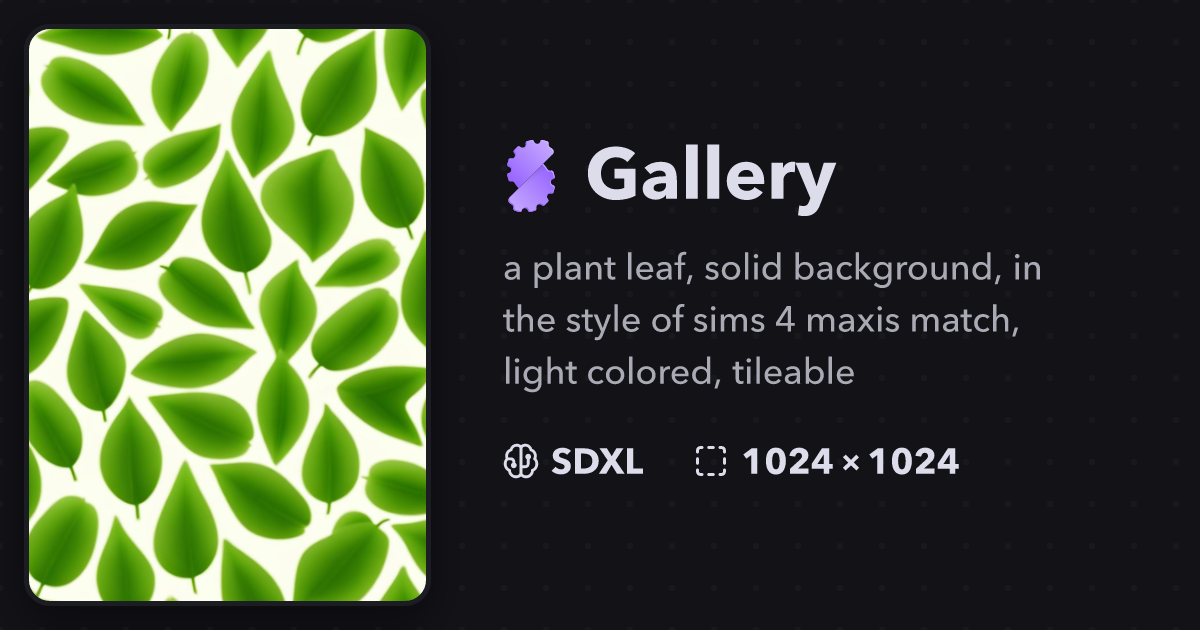 "a plant leaf, solid background, in th..." | Gallery | Stablecog