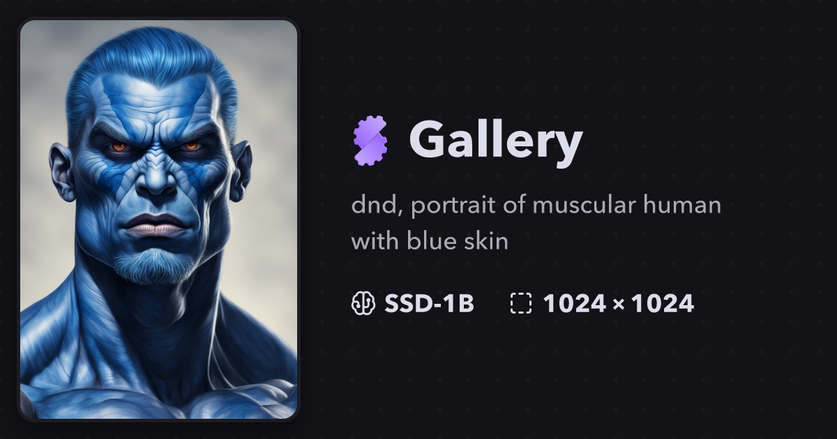 "dnd, portrait of muscular human with ..." | Gallery | Stablecog
