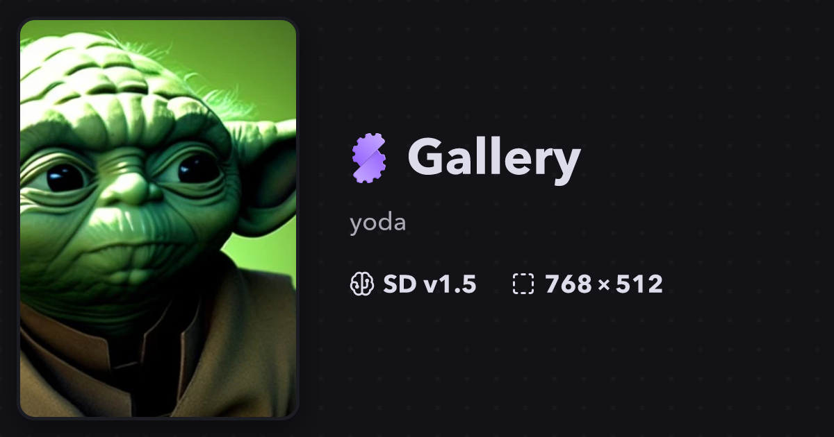 "yoda" | Gallery | Stablecog
