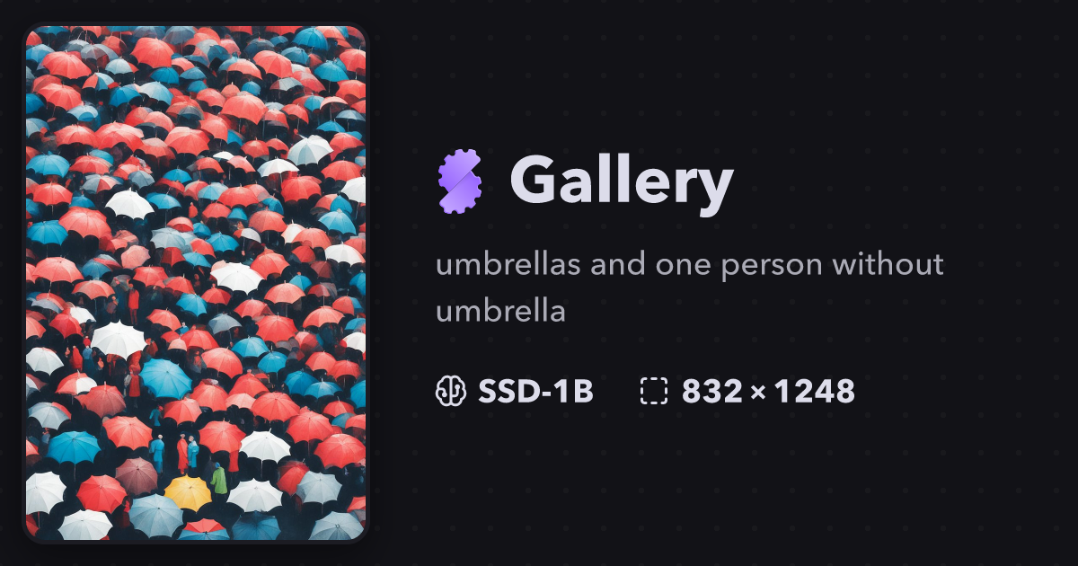 "umbrellas and one person without umbr..." | Gallery | Stablecog