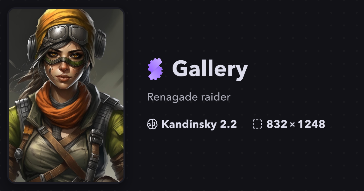 "Renagade raider" | Gallery | Stablecog