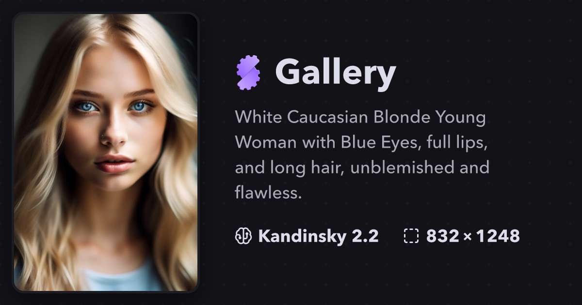"White Caucasian Blonde Young Woman wi..." | Gallery | Stablecog