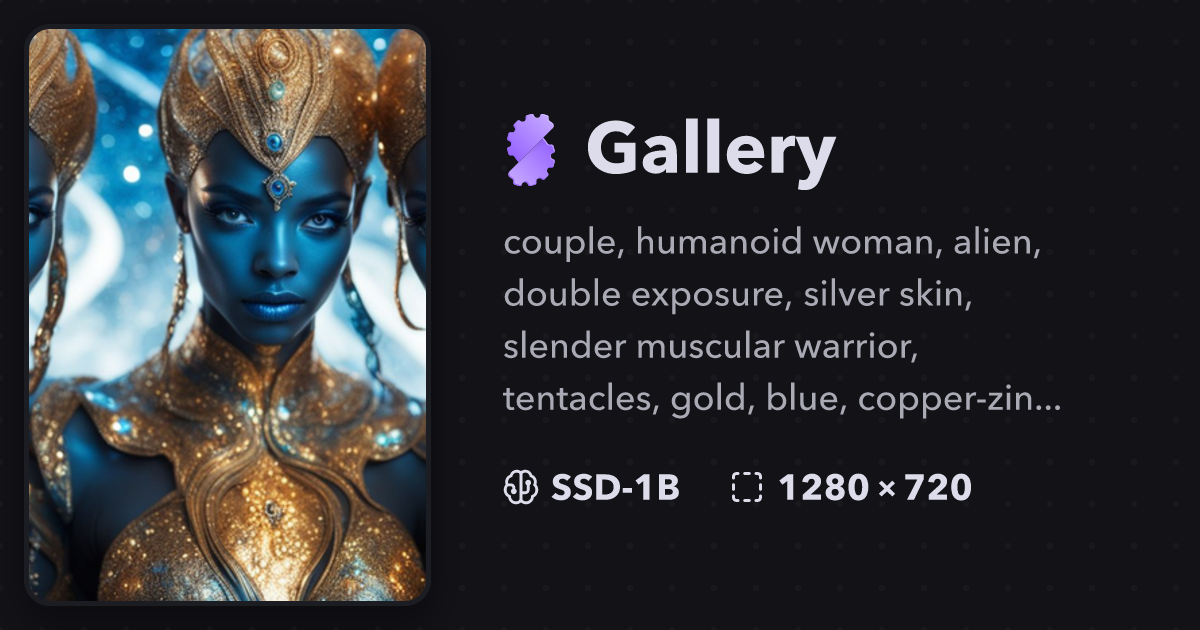 "couple, humanoid woman, alien, double..." | Gallery | Stablecog