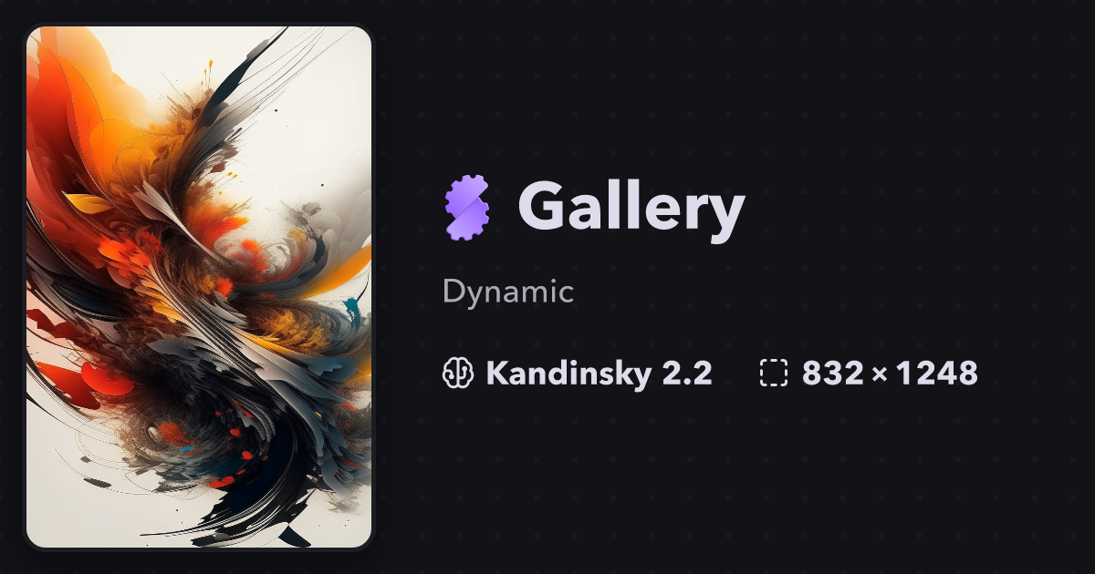 "Dynamic" | Gallery | Stablecog